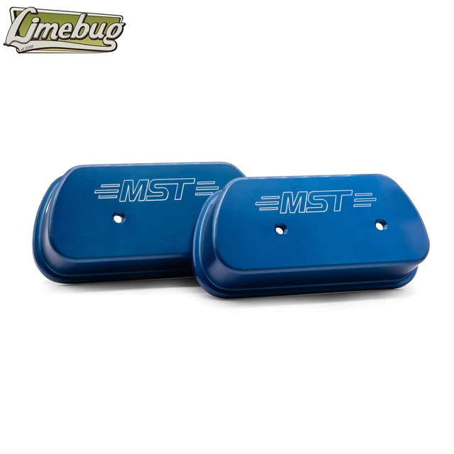 CLASSIC MST HIGH Lift Billet Aluminium Rocker Covers Blue VW £220.91 ...