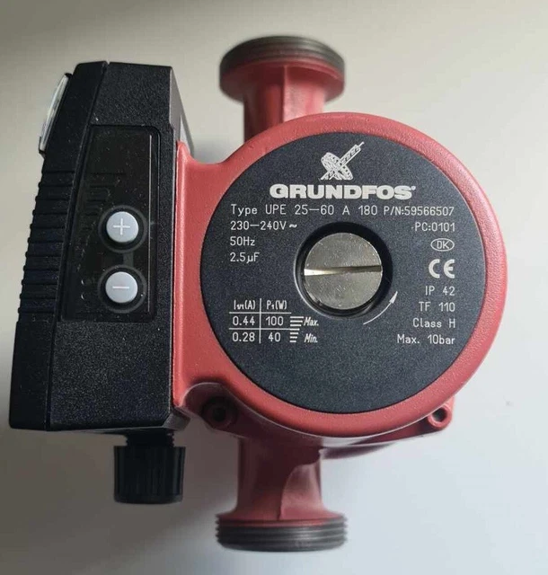 GRUNDFOS UPE 25-60 180 Circulateur Chauffage Pompe de chaudière ECS 59566507 new EUR 254,90 ...