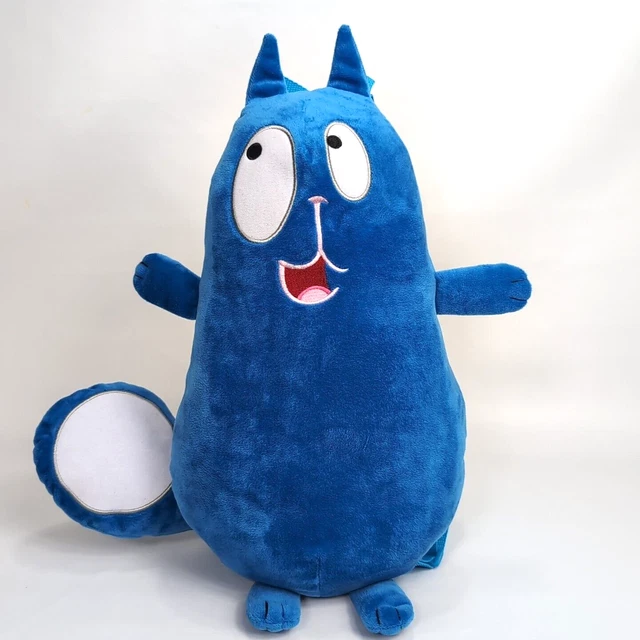 PEG + CAT Plush Backpack Cat From PBS Kids Stuffed Animal Toy 15" Blue ...