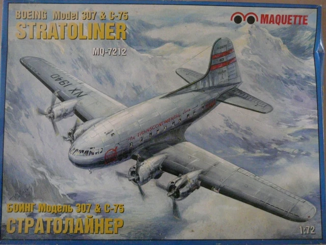 MAQUETTE AVION 1/72 MAQUETTE Ref 7212 Boeing Model 307 & C-75 ...
