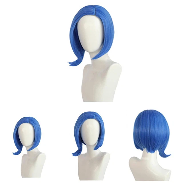 PARRUCCA TRISTE BLUE Sadness Inside Out Pixar Movie Hair Costume ...