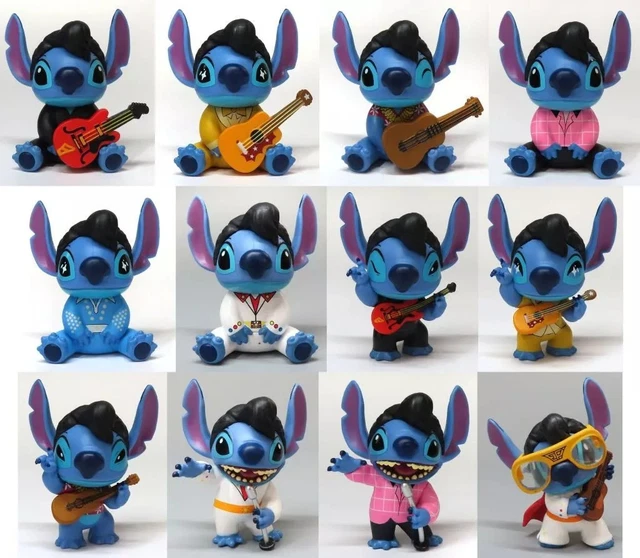 JUEGO DE MINI figuras de 12 piezas Grand Jester Stitch Elvis EUR 112,12 ...