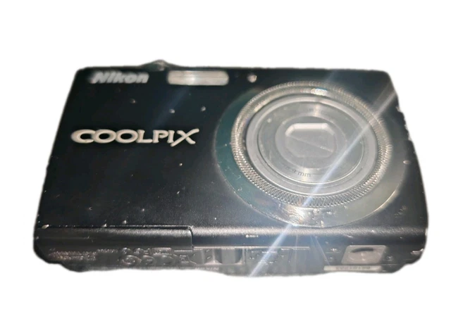 NIKON COOLPIX S230 10MP Digital Camera UNTESTED,Battery,No Charger ...