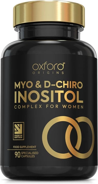 MYO-INOSITOL PCOS SUPPLEMENT for Women | Inositol Tablets with Myo & D ...