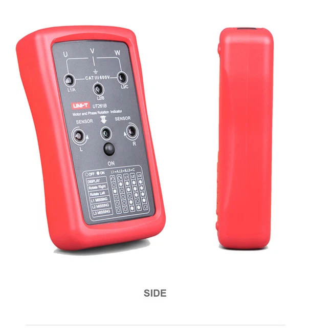 UT261B PHASE SEQUENCE Tester Missing Phase Meter Motor Rotation ...