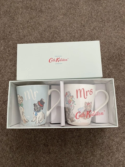 CATH KIDSTON Mr And Mrs Stanley Mugs NEW IN BOX £11.50 - PicClick UK