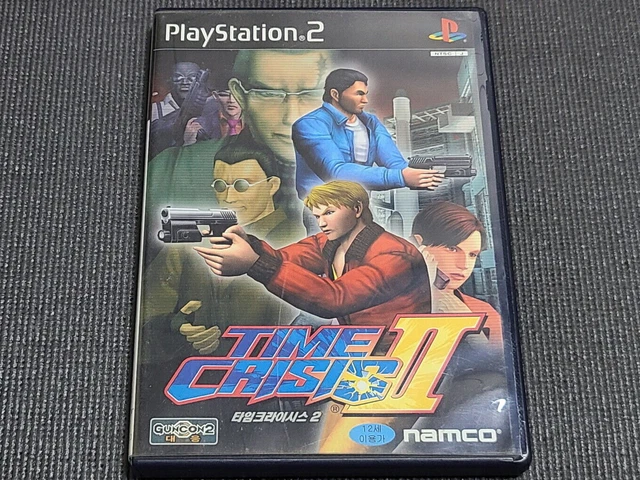 SONY PLAYSTATION2 TIME Crisis 2 Retro Game Korean Version for PS2 ...