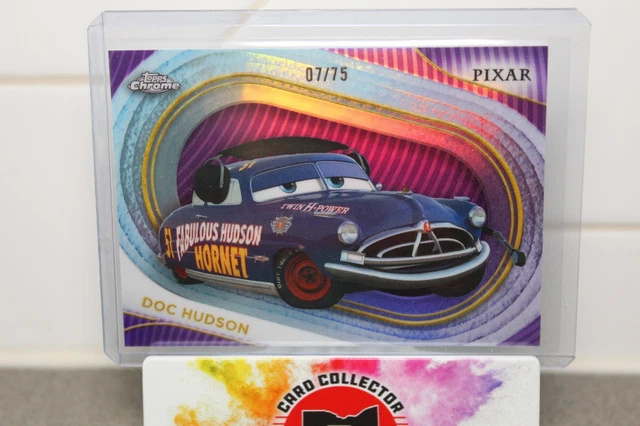 DOC HUDSON 2025 Topps Chrome Disney Pixar True Purple Refractor #/75 ...