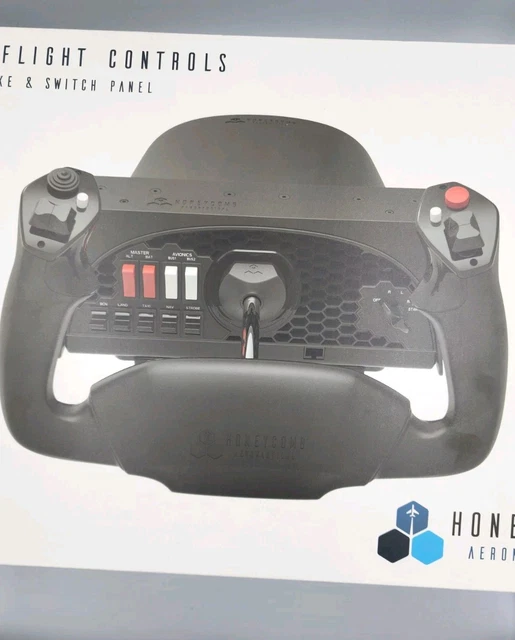 HONEYCOMB AERONAUTICAL ALPHA Flight Controls Yoke & Switch Panel $229. ...