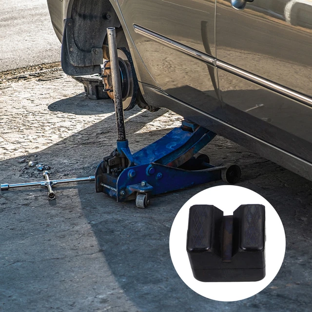 4 PCS VEHICLE Jack Stand Support Block Slotted Pads Protector Frame £21 ...
