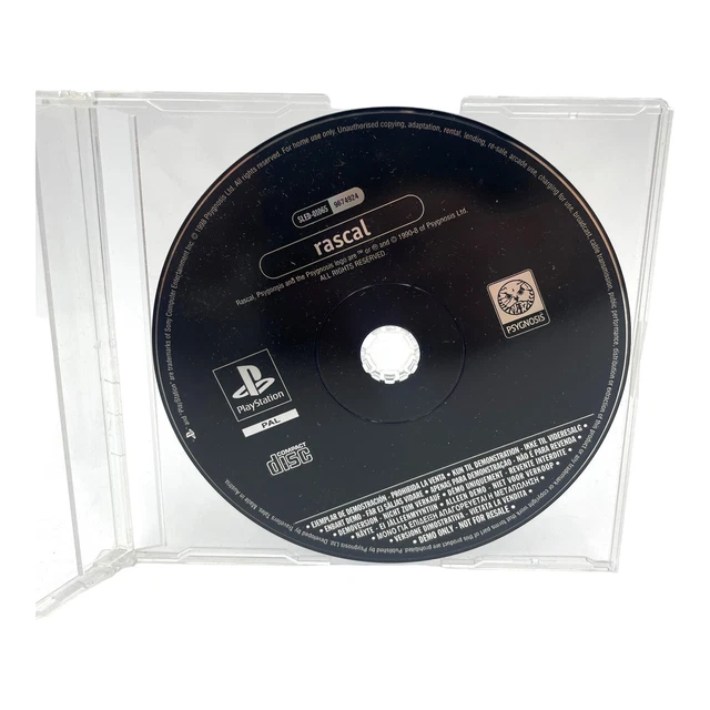 RASCAL PROMO DISC (Full Game) - Sony PS1 PAL $35.00 - PicClick AU