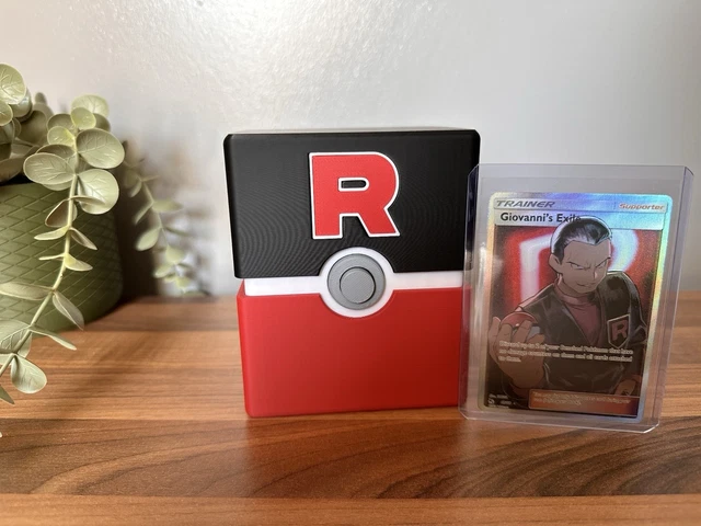 POKÉMON TEAM ROCKET Toploader Deck Box | Destined Rivals Theme £15.99 ...