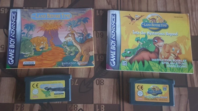THE LAND BEFORE Time & TLBT Into The Mysterious Beyond - Game Boy Advance Bundle £15.00 ...