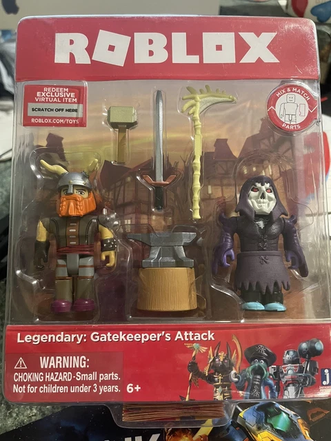 ROBLOX LEGENDARY GATEKEEPER’S Attack Pack & code,mini action figures ...