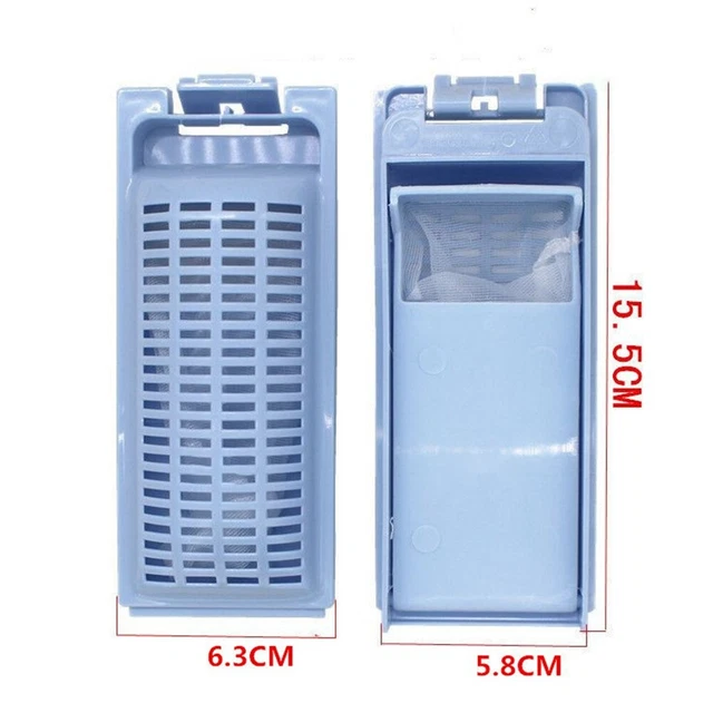 BOÎTE FILTRE À charpie PVC 15,5*6,3 cm 2 pièces bleu H0030810341 pièce ...