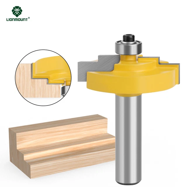 STEPPED RABBET ROUTER Bit 1/2" 12mm Shank Multi Level Rabbet for ...