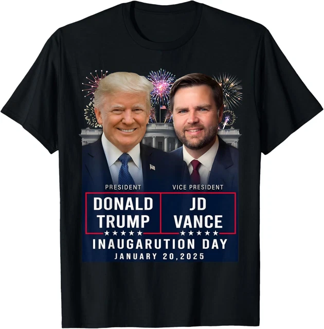 TRUMP-VANCE-INAUGURATION-DAY-2025-DONALD-TRUMP-TEE $17.99 - PicClick CA