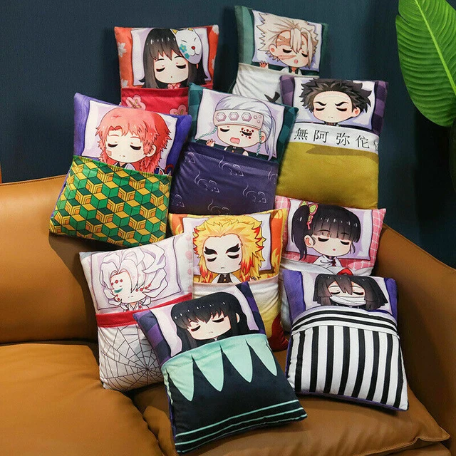ANIME DEMON SLAYER No Yaiba Kamado Kimetsu Nezuko Pillow Cushion Plush ...