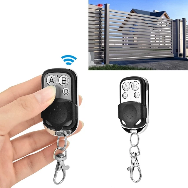 LEARNING CODE WIRELESS Controller With 4-Button Metal Push Cover Remote Co Part £12.73 - PicClick UK