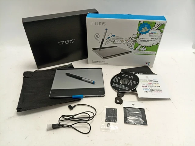 WACOM INTUOS PEN Small CTL-480 S Graphics Tablet With Pen and Software ...
