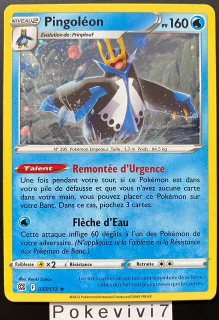 CARTE POKEMON PINGOLEON 037/172 Holo POINT Epée et Bouclier 9 EB09 FR ...