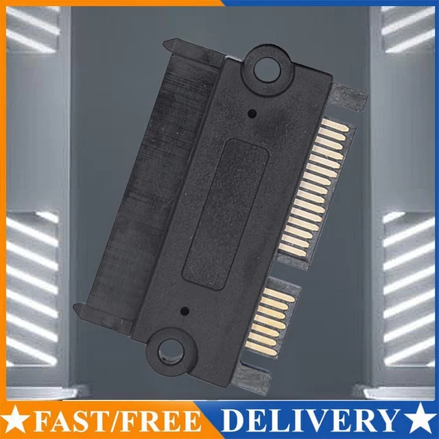 SATA MALE TO Female Straight Head 22Pin Power Data Adapter SATA To SATA ...