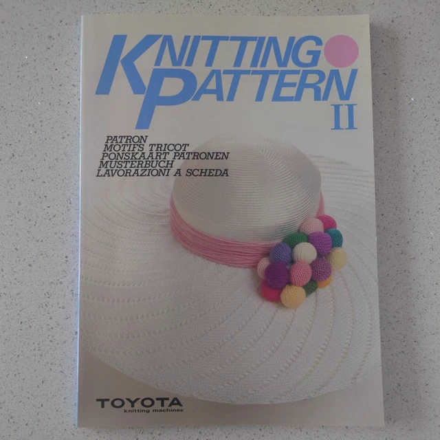 TOYOTA PATTERN BOOK Number 2 for Punch Card Knitting Machines £19.34 ...