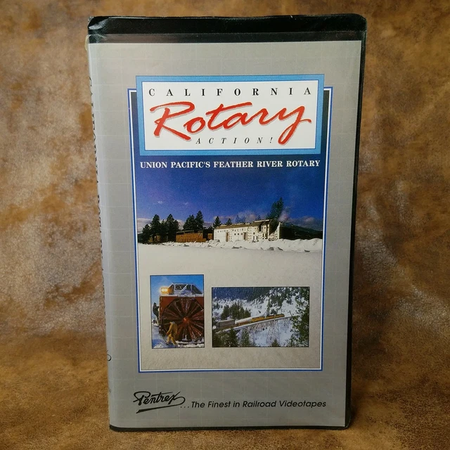 PENTREX CALIFORNIA ROTARY Action Railroad Union Pacific (VHS 1993 ...