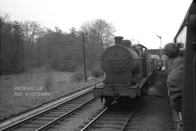 PHOTO BR(M) EX-LMS class 4F 0-6-0 No. 44203 at derailment near Radlett ...