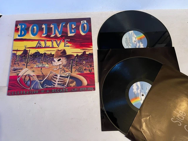LP RECORD 33 1/3 boingo alive/oingo boingo 2 lp #MCA2-8030 mca records ...
