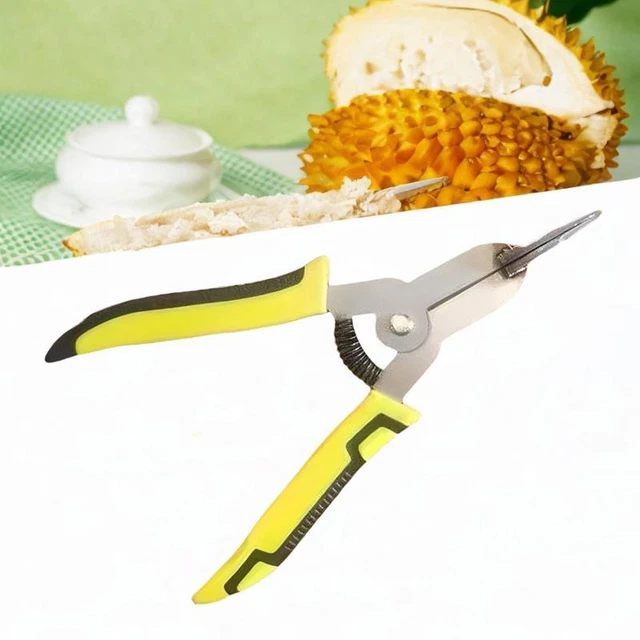 FRUIT DURIAN SHELL Opener Clip Labor Saving Easily Opening Stainless ...