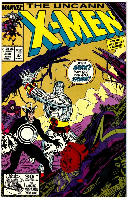THE UNCANNY X-MEN #248 (1a Serie) 2a Stampa - 1989 Marvel (vf-) EUR 8 ...