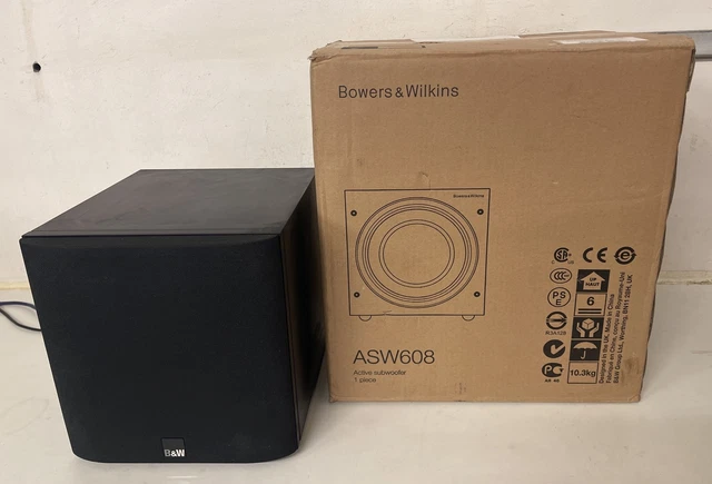 BOWERS & WILKINS B & W ASW608 Active Subwoofer - Sub With Original Box ...
