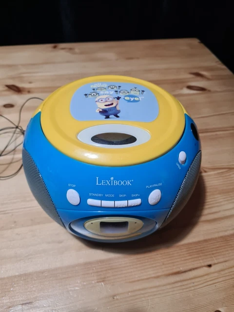 LEXIBOOK DESPICABLE ME Minions Radio And CD Player Tested And Fully ...