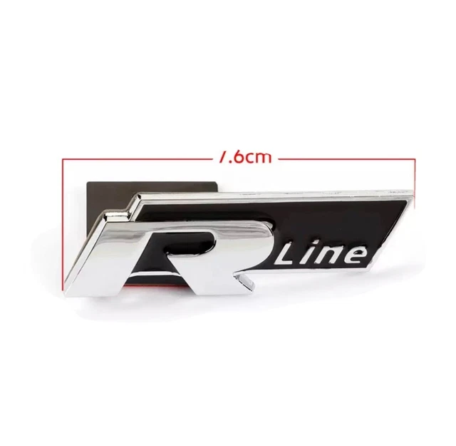 LOGO R LINE R-LINE calandre Grille TIGUAN TOUAREG POLO 760853948CBYY ...