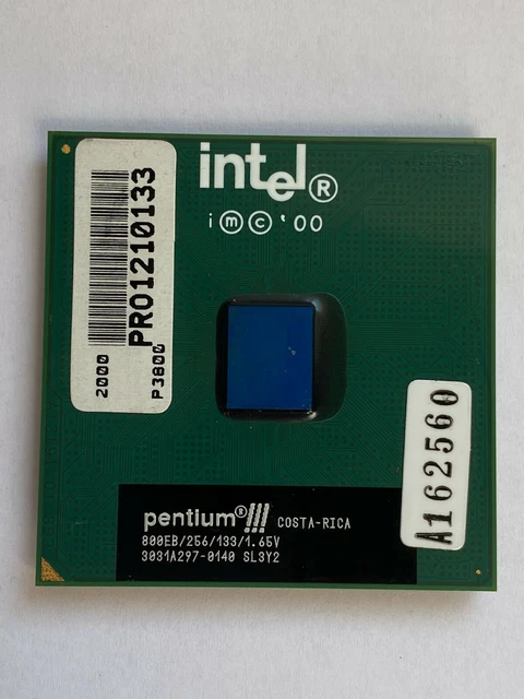 INTEL PENTIUM III SL3Y2 800MHz 256KB 133 FSB Socket Socket 370 CPU ...
