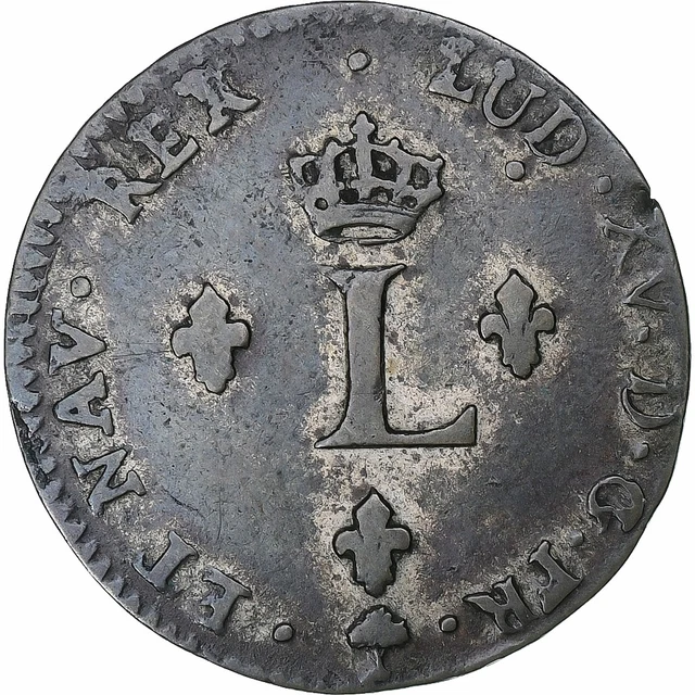 FRANCE, LOUIS XV, 2 Sols, 1764, Paris, Billon, TB+, Gadoury:281 EUR 76 ...