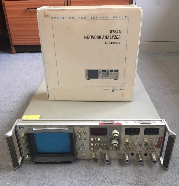 NETWORK ANALYZER HP 8754A (4 - 1300MHz) WITH MANUAL £1,200.00 - PicClick UK