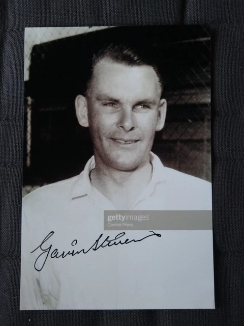 AUSTRALIA CRICKET LEGEND Gavin Stevens Signed Photo EUR 3,04 - PicClick FR