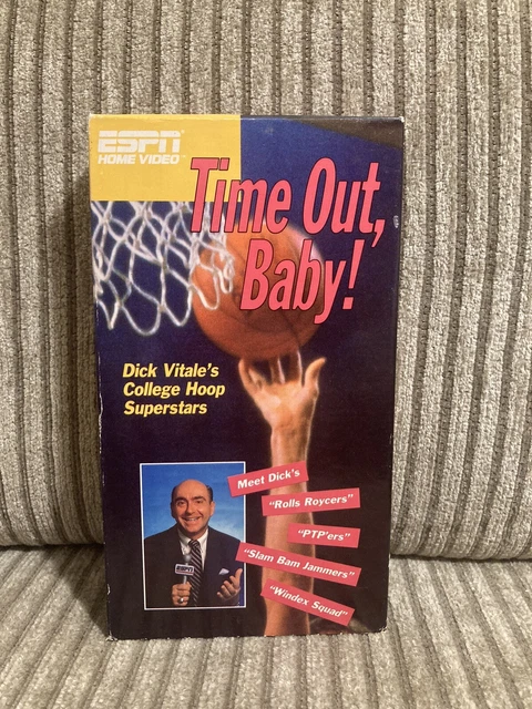 TIME OUT BABY! Dick Vitale’s College Hoop Superstars VHS Tape ESPN Home ...