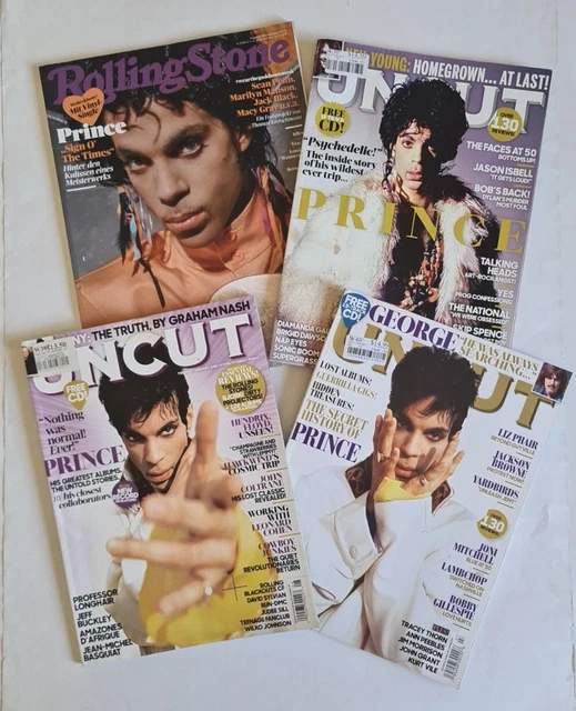 4 PRINCE MAGAZINE Cover Articles Uncut Rolling Stone The Vault Sign Of ...
