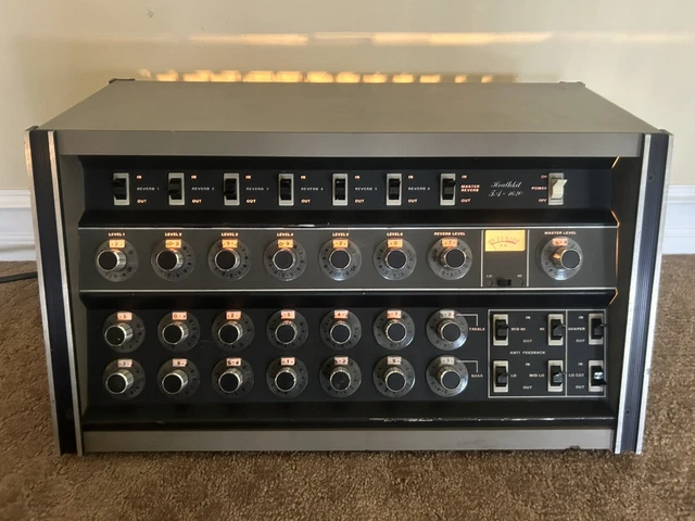 VINTAGE HEATHKIT MODEL TA-1620 200w Guitar Mic Amplifier Powers On ...