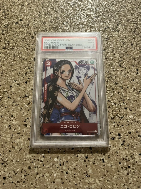 ONE PIECE PSA 9 MINT Nico Robin 25th Anniversary 2022 Japanese One Piece EUR 48,58 - PicClick FR