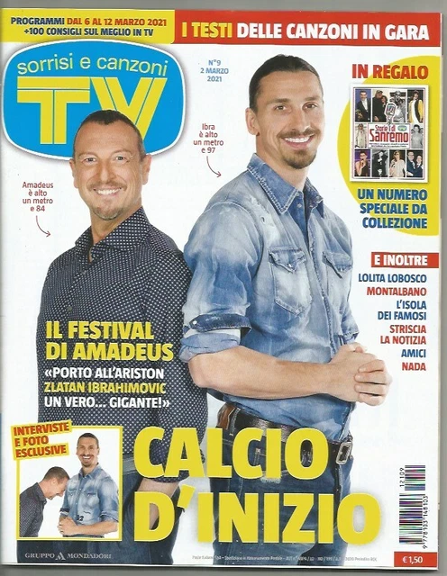 Rivista Settimanale Sorrisi E Canzoni Tv N 9 2 Marzo 2021 Gruppo