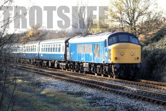35MM SLIDE BR British Railways Diesel Loco 45145 Class 45 Garswood 1983 ...
