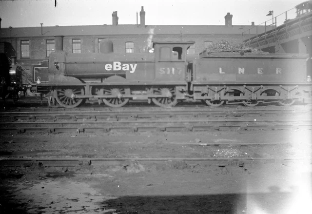 RAILWAY STEAM NEGATIVE J21 5117 Doncaster early-1950s + Copyright £1.49 ...