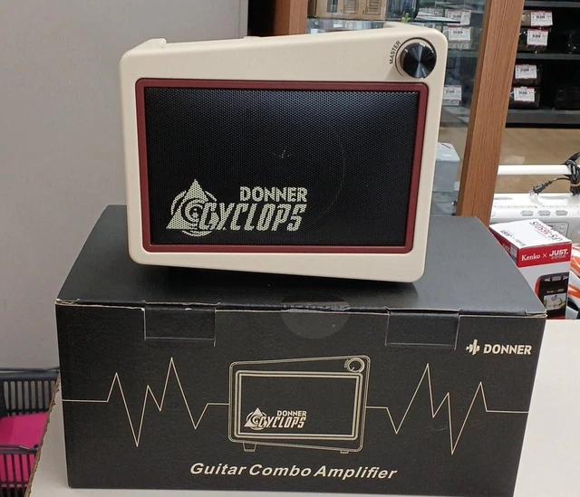 DONNER CYCLOPS 5W Guitar Amp Mini Combo Bluetooth Drum Machine EC1217 ...