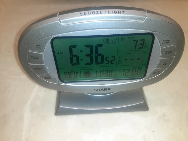 SHARP ALARM CLOCK Model SPC315 $39.99 - PicClick