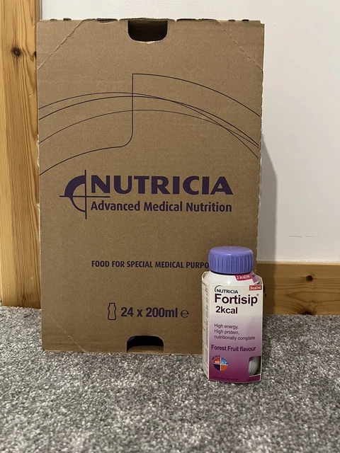 12 X 200ML Nutricia Fortisip Extra 2 Kcal Forest Fruit High Energy £25. ...