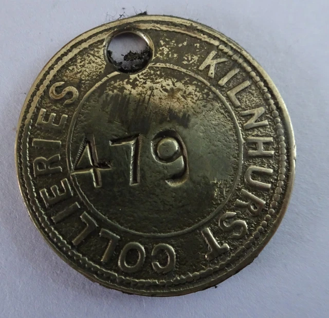 COLLIERY MINING Check Pre/47 Kilnhurst South Yorkshire Manvers Main Pit ...